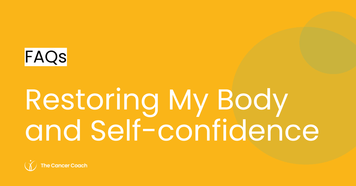 What Can I Do To Restore My Body And Self-confidence?