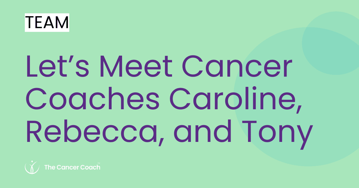 Meet The Coaches - Caroline, Rebecca, And Tony