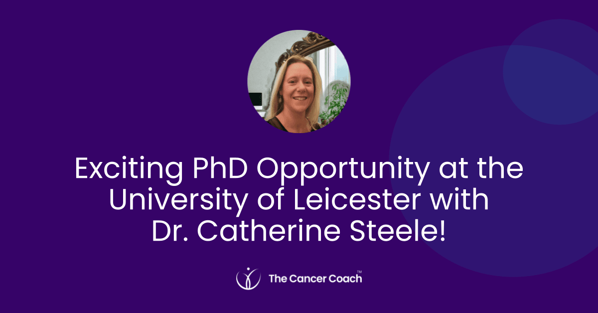 Exciting PhD Opportunity With Dr. Catherine Steele!